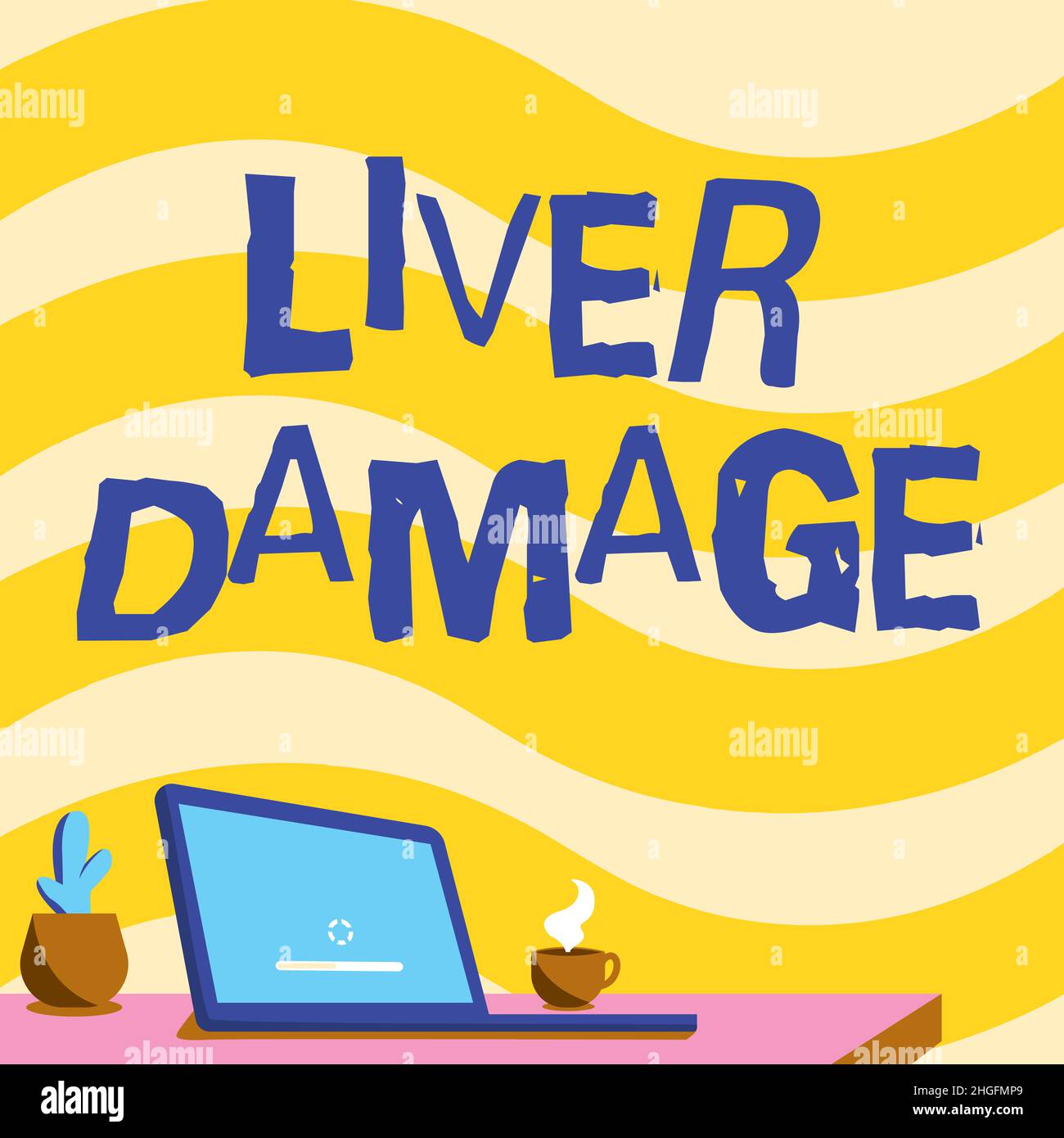 Inspiration showing sign Liver Damage, Business idea any disorder of ...