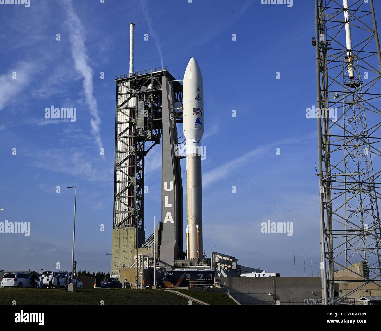 United Launch Alliance prepares its Atlas V rocket to boost twin USSF ...