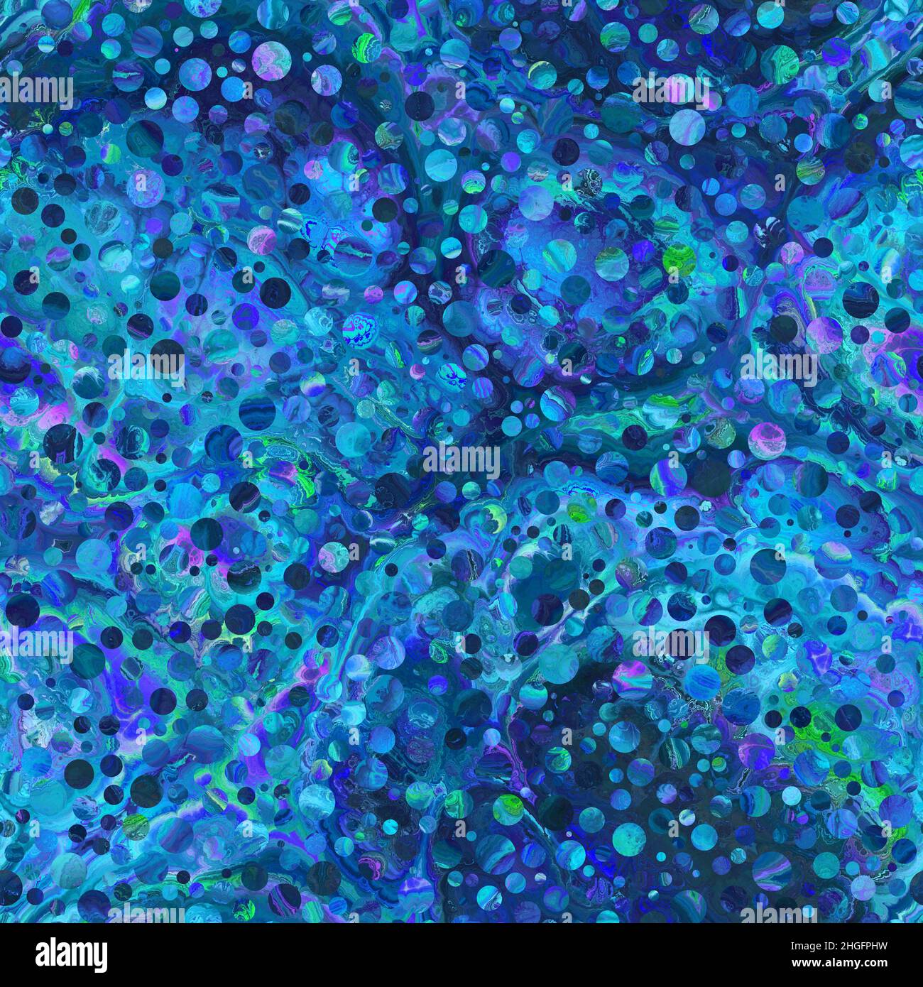 Seamless pattern of marbled orbs that gives a dreamy fantasy mysterious ...