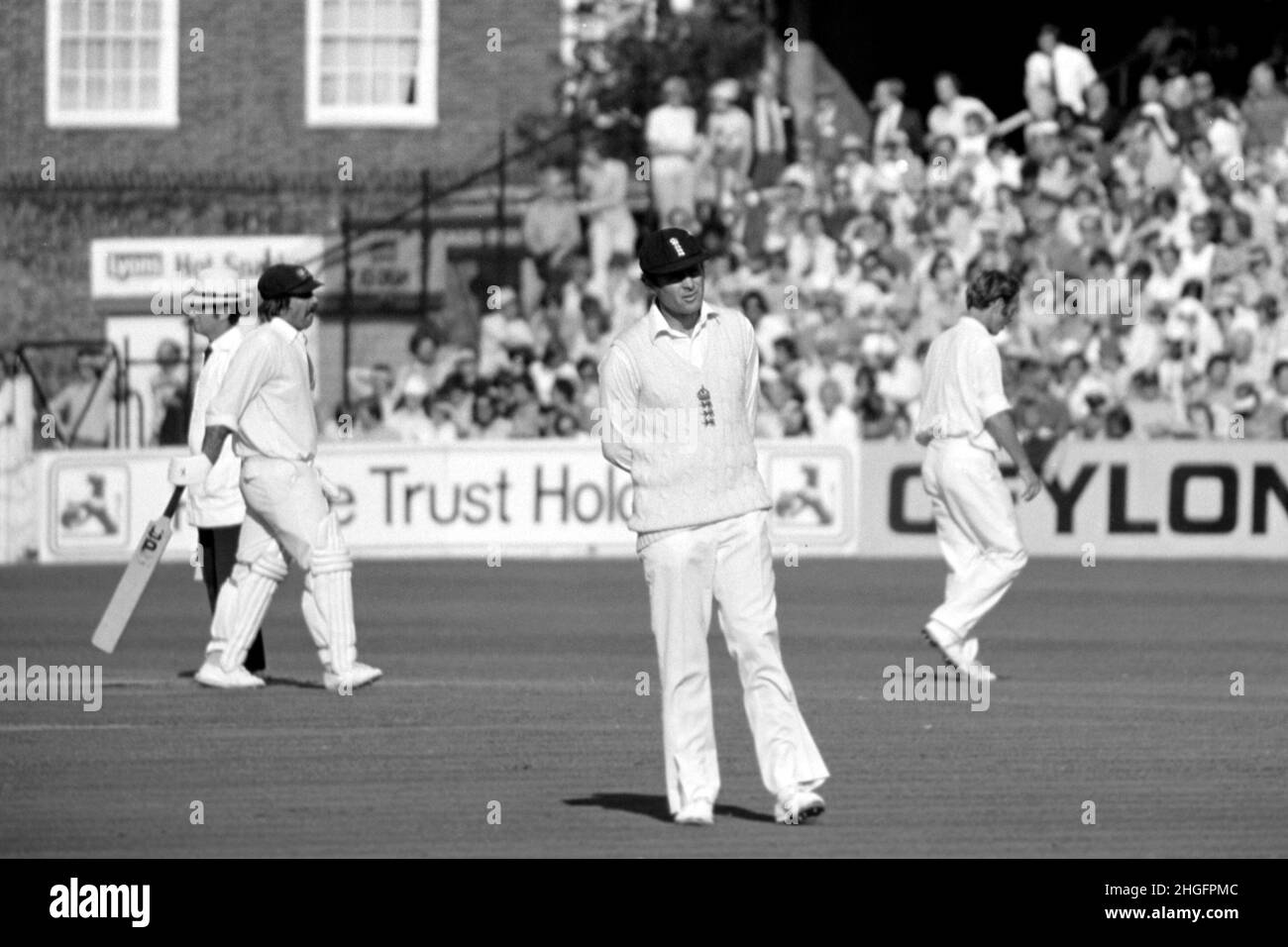 Geoff Boycott (England) fielding, England vs Australia, 5th Test Match ...
