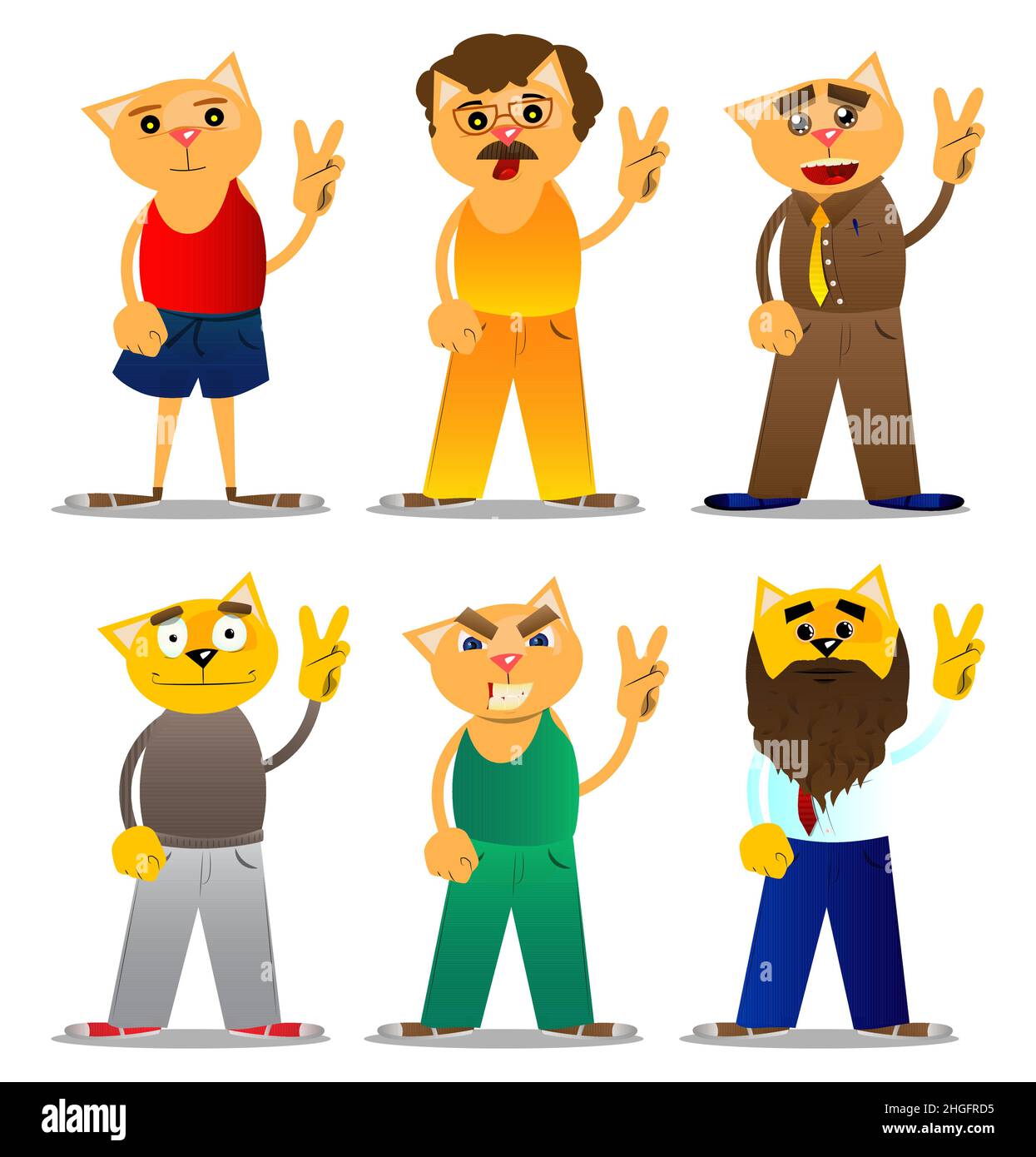 Raised fur Stock Vector Images - Alamy