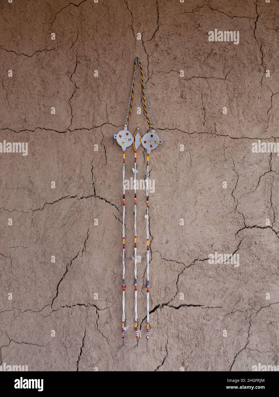 Beadwork by Maasai in Kenya Africa Stock Photo - Alamy