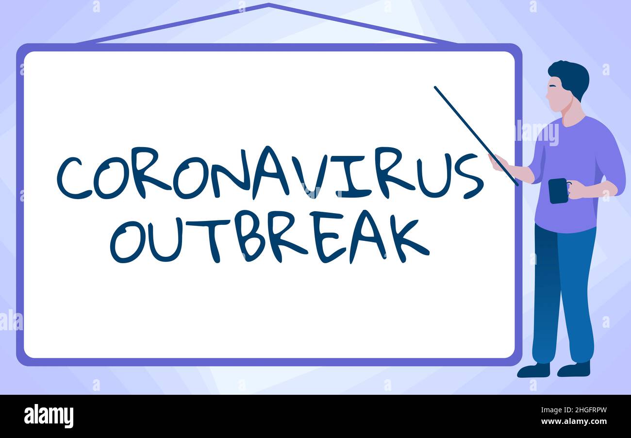 Conceptual display Coronavirus Outbreak, Business showcase infectious ...