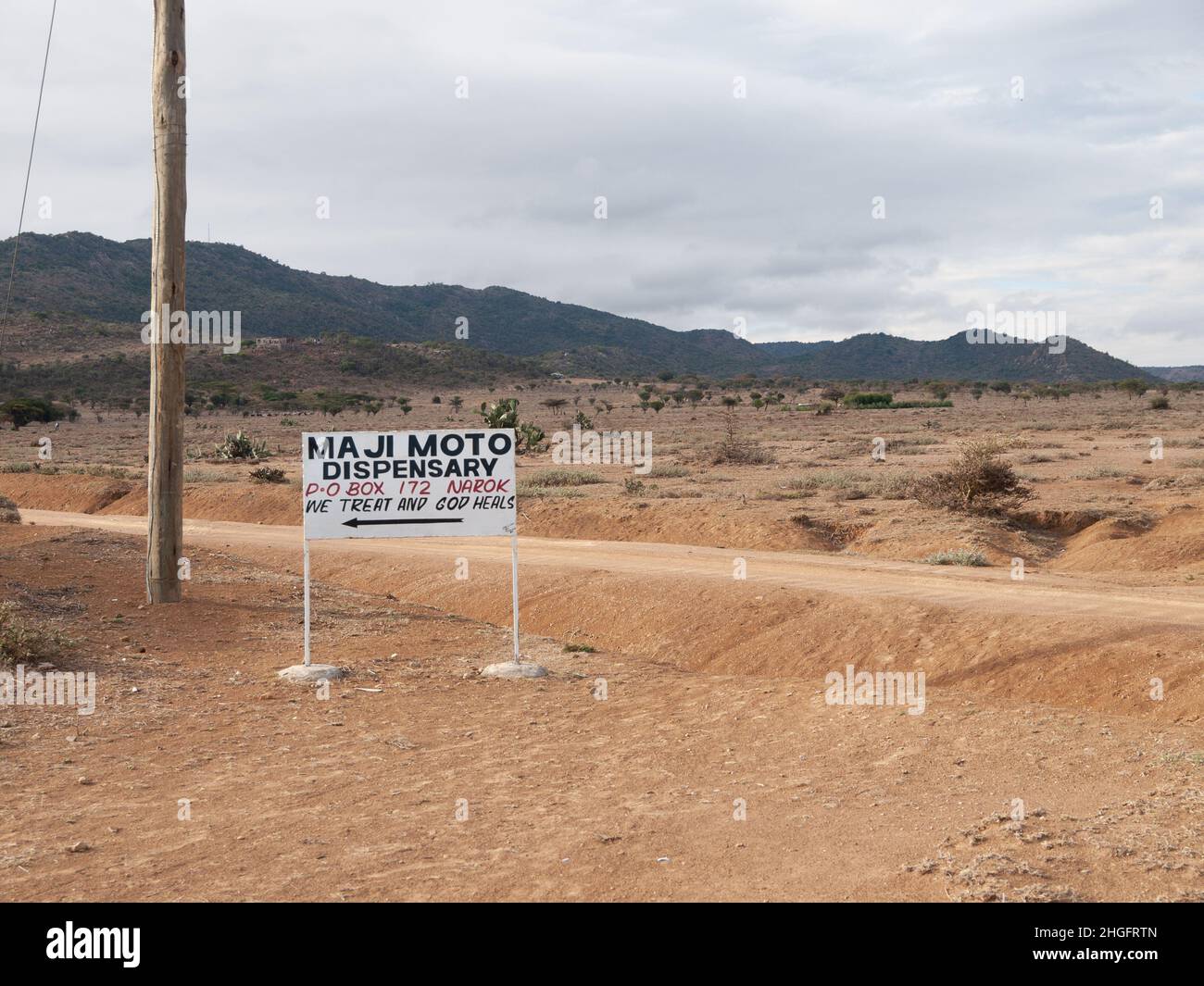 Maji Moto Dispensary and Vaccines, Kenya, Africa Stock Photo - Alamy