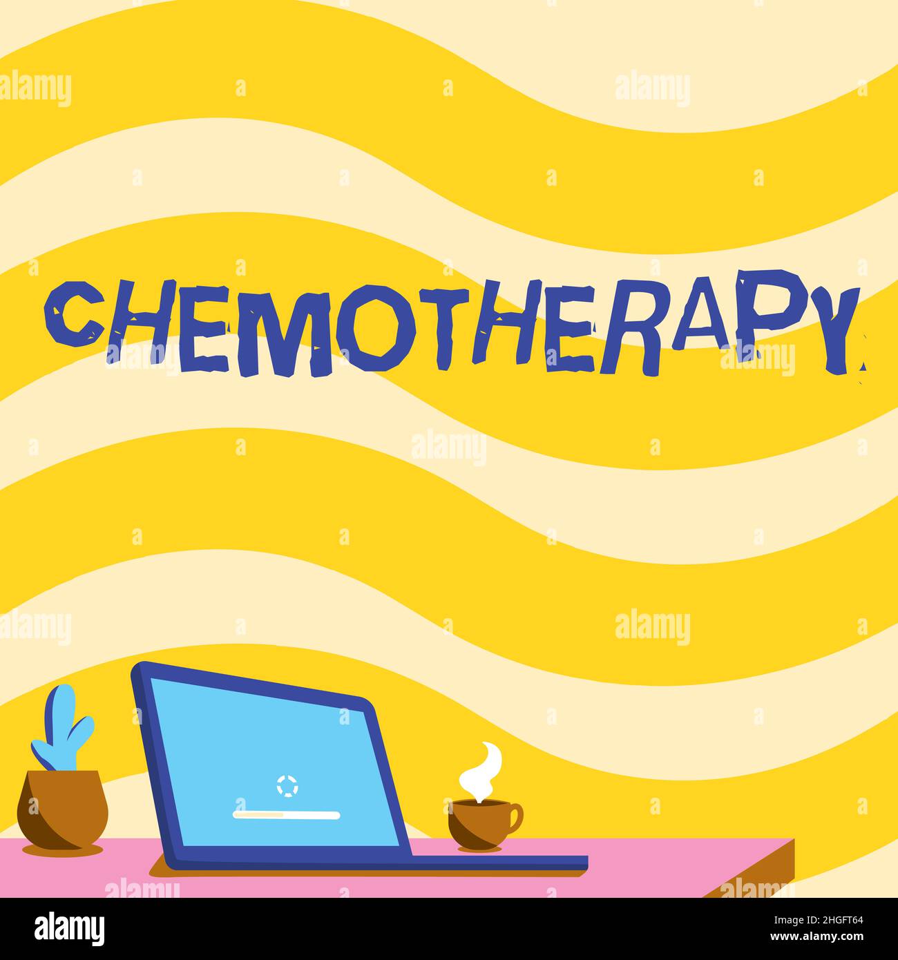 Inspiration showing sign Chemotherapy, Word Written on the treatment of ...
