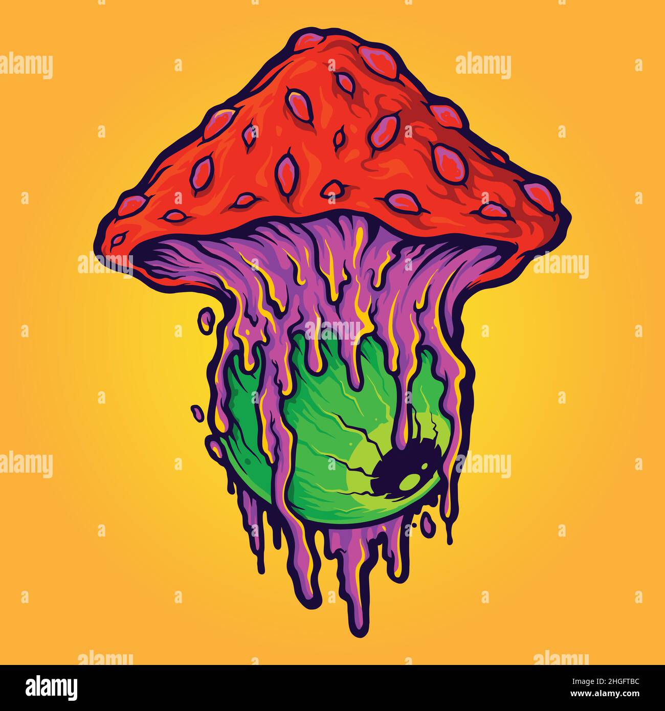 Rib fungus Stock Vector Images - Alamy
