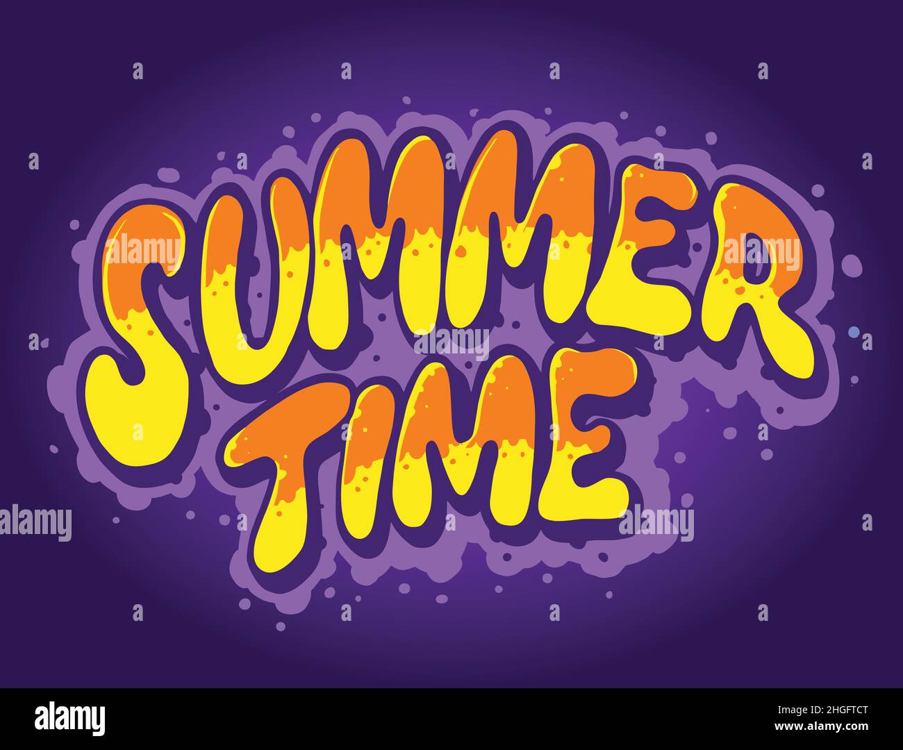 Summer Time Typeface Hand Drawn Vector illustrations for your work Logo ...