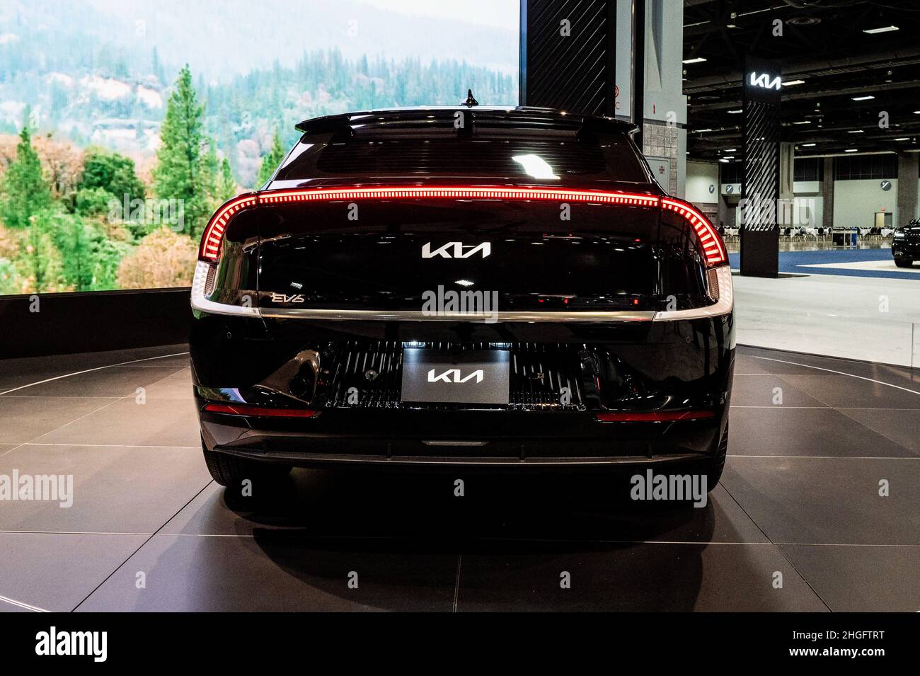 Washington, United States. 20th Jan, 2022. The 2022 Kia EV6 seen at the ...