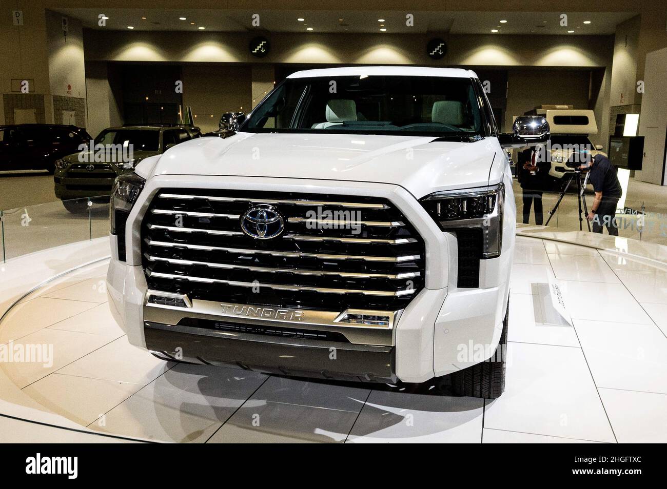 Washington, United States. 20th Jan, 2022. The 2022 Toyota Tundra ...