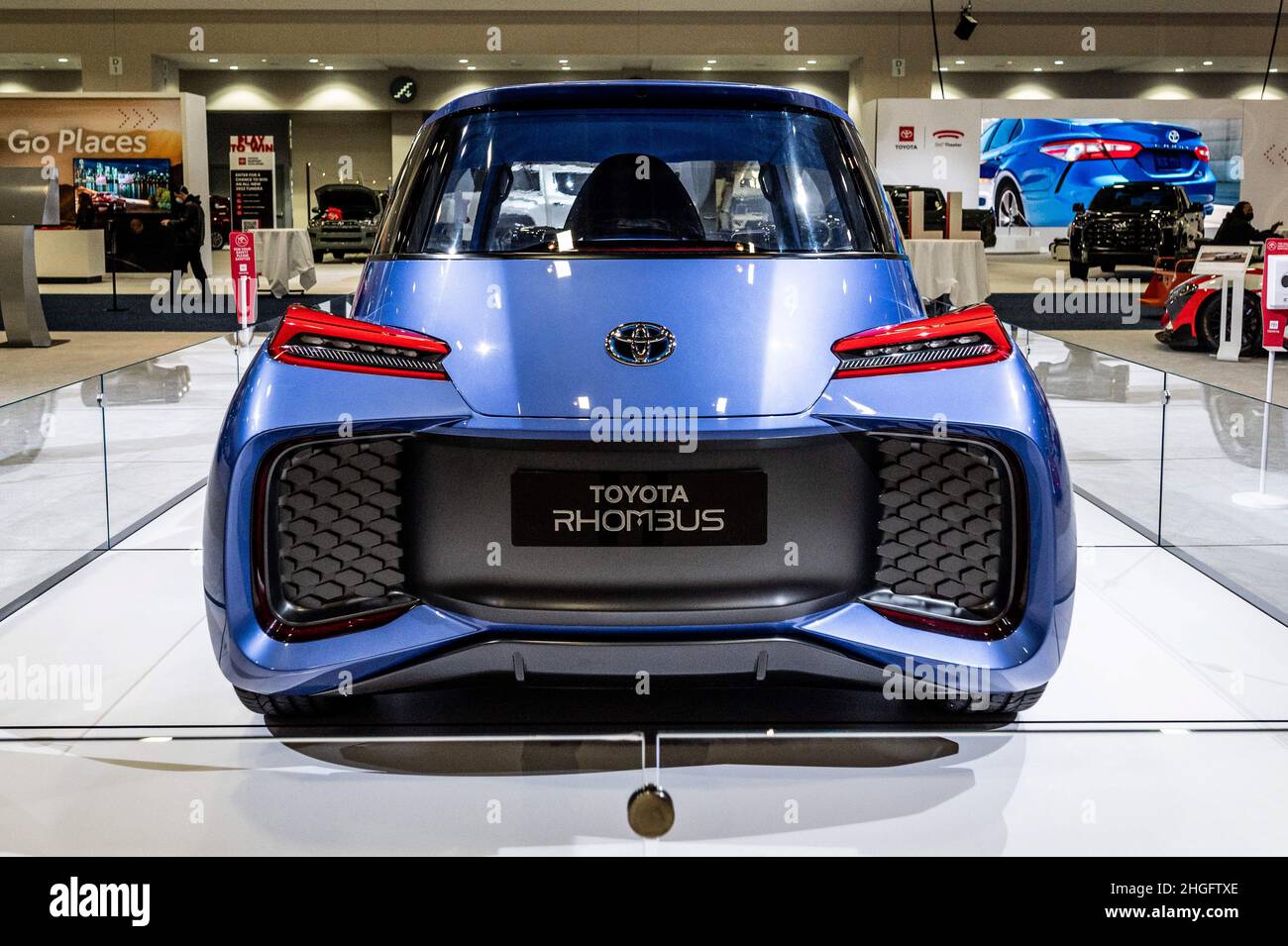 Washington, United States. 20th Jan, 2022. The Toyota Rhombus concept ...