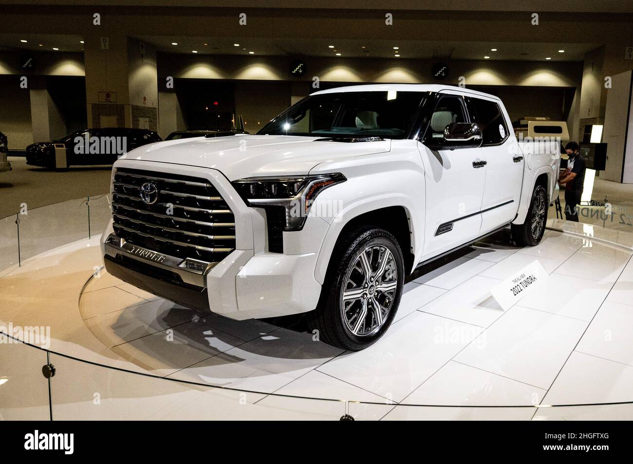 Washington, United States. 20th Jan, 2022. The 2022 Toyota Tundra ...