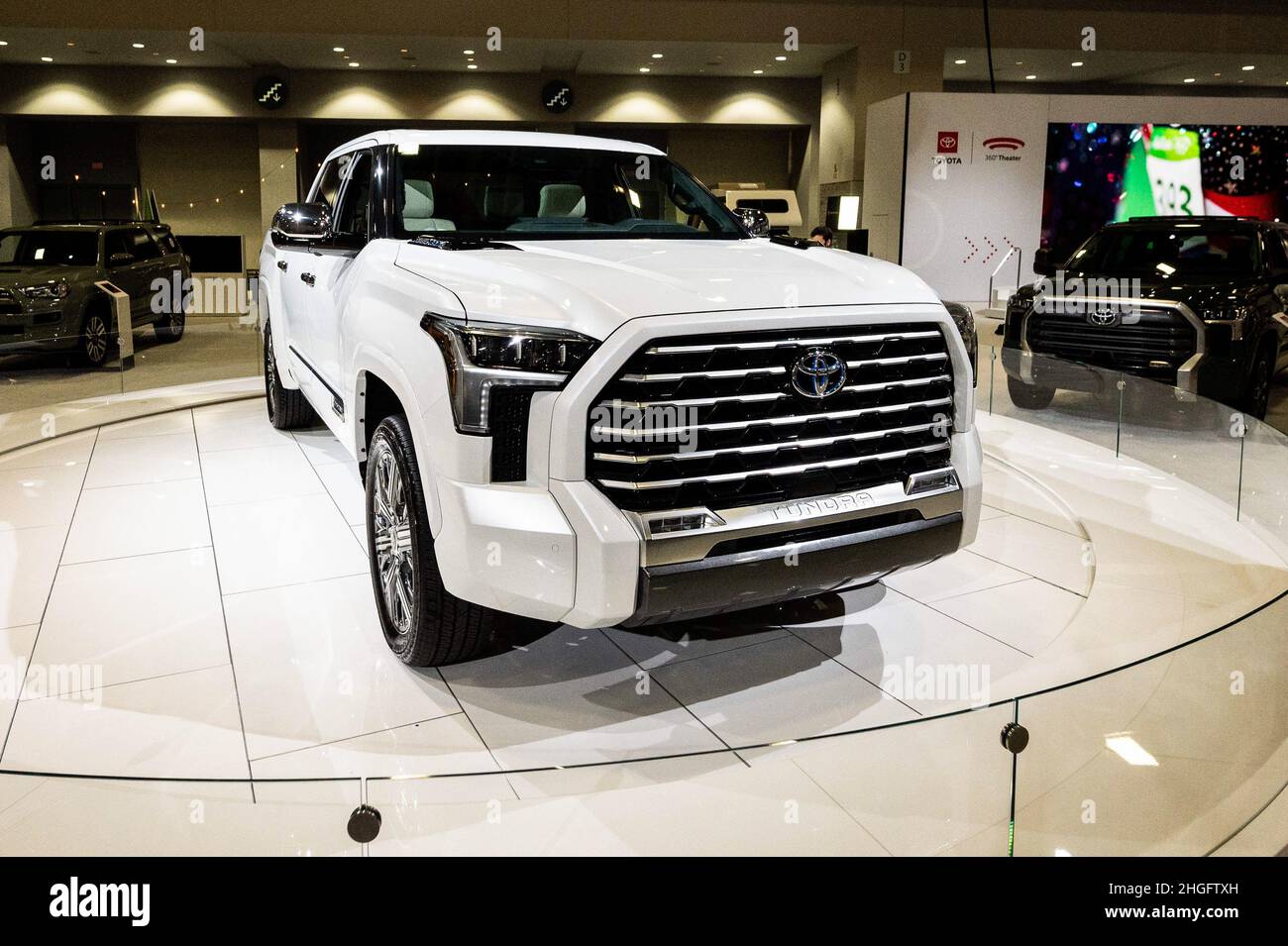 Washington, United States. 20th Jan, 2022. The 2022 Toyota Tundra ...
