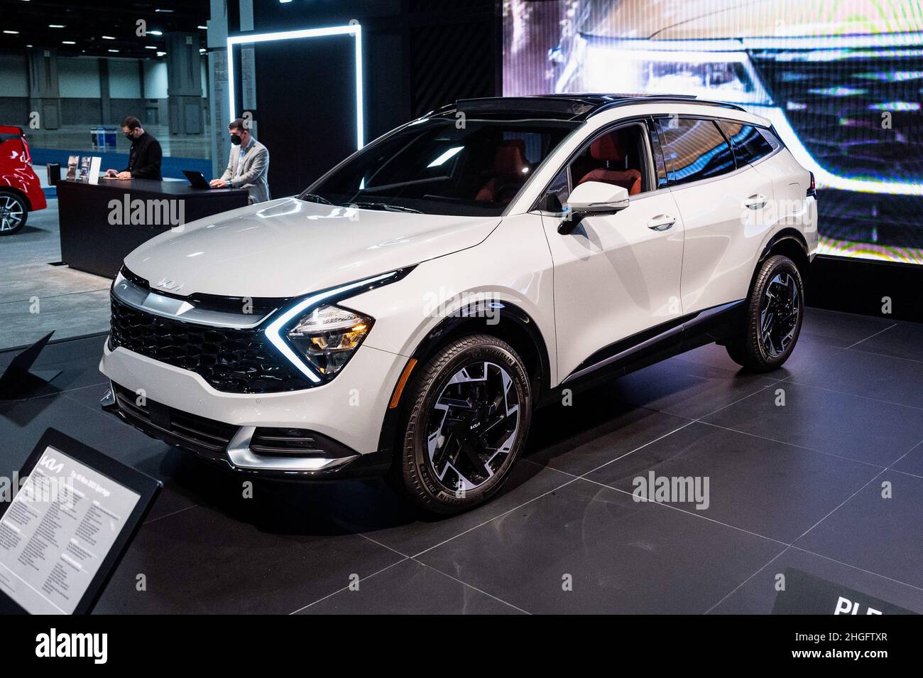 Washington, United States. 20th Jan, 2022. The 2023 Kia Sportage seen ...