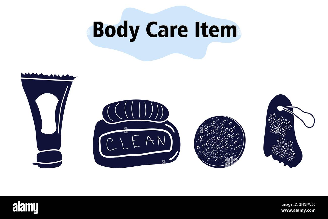 Personal care cream care feet Stock Vector Images - Alamy