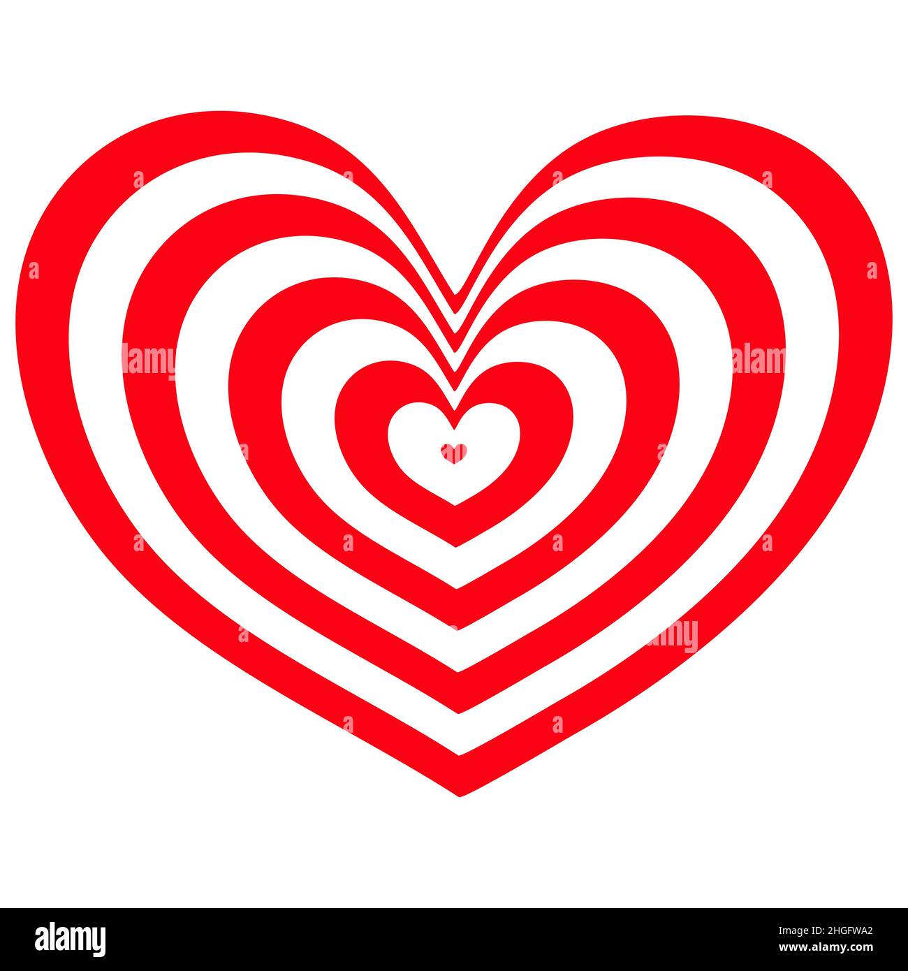 Red circular lines abstract Cut Out Stock Images & Pictures - Alamy