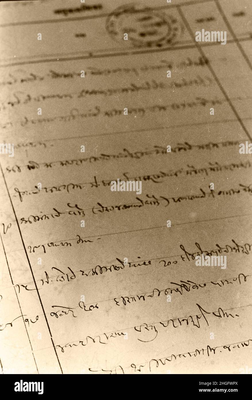 Vintage Modi script mostly used in Gayakwadi state of Baroda now ...