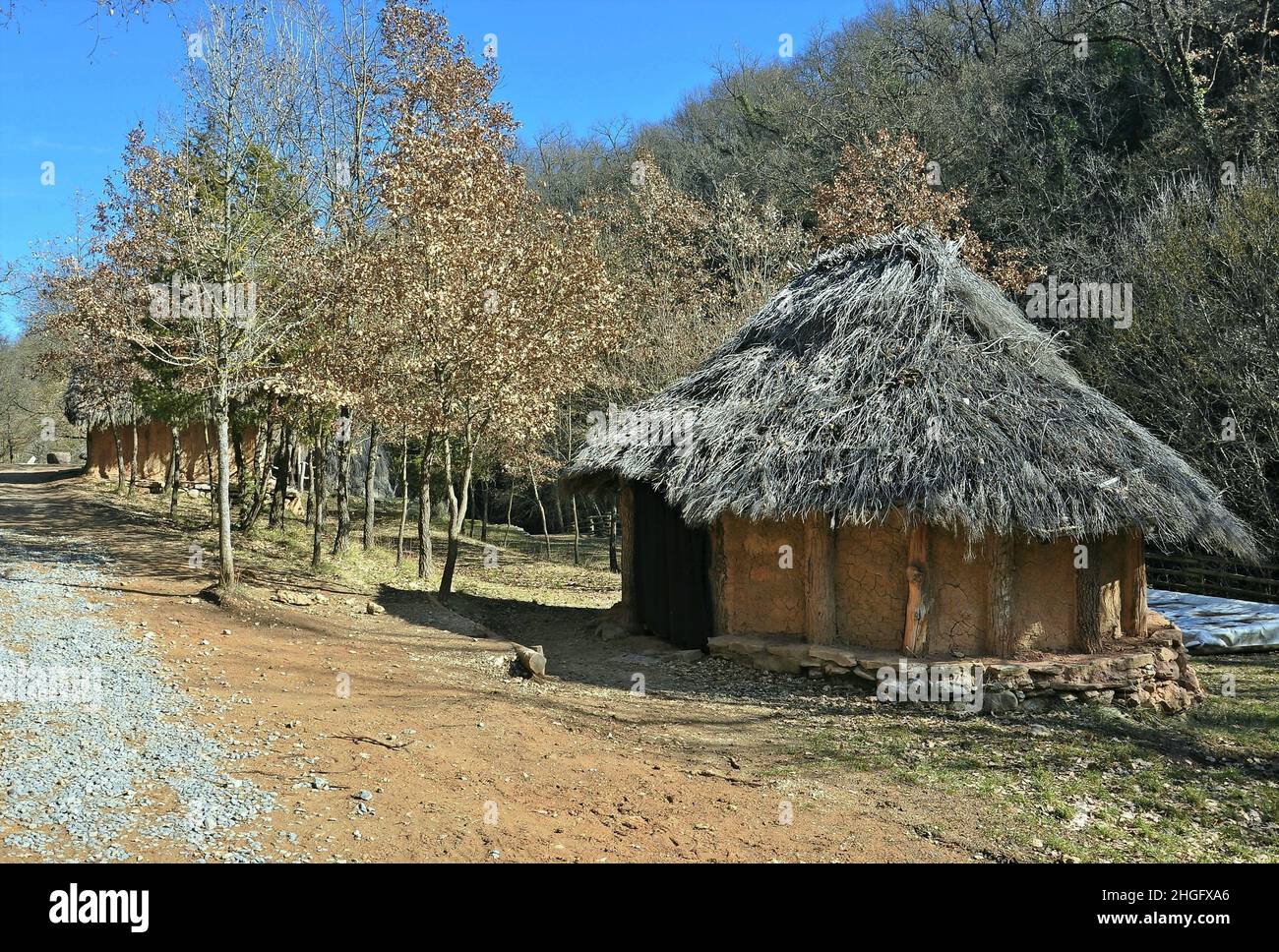 Prehistoric Park of the Toll caves in Moià in the region of Moianès ...