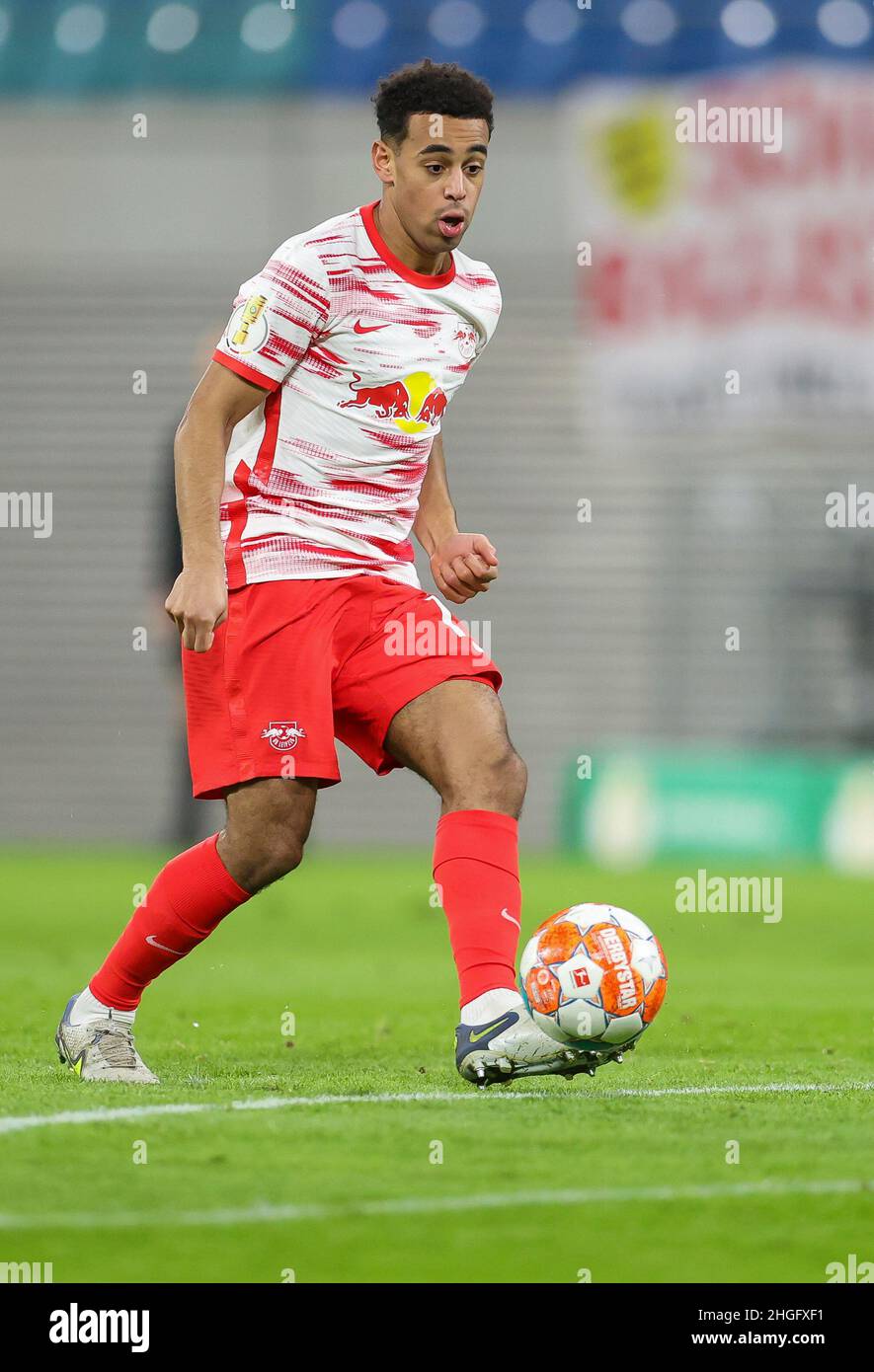Leipzig, Germany. 19th Jan, 2022. Soccer: DFB Cup, Round of 16, RB ...