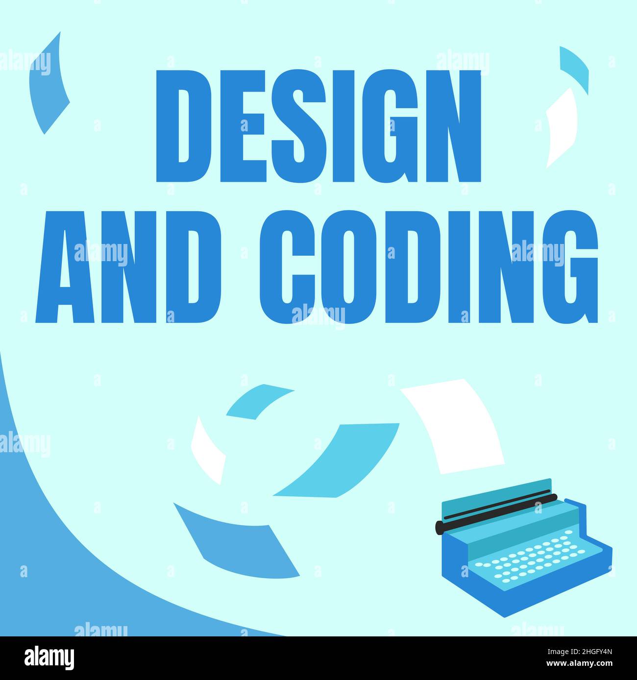 Handwriting Text Design And Coding Internet Concept Html And Programming Cross Platform