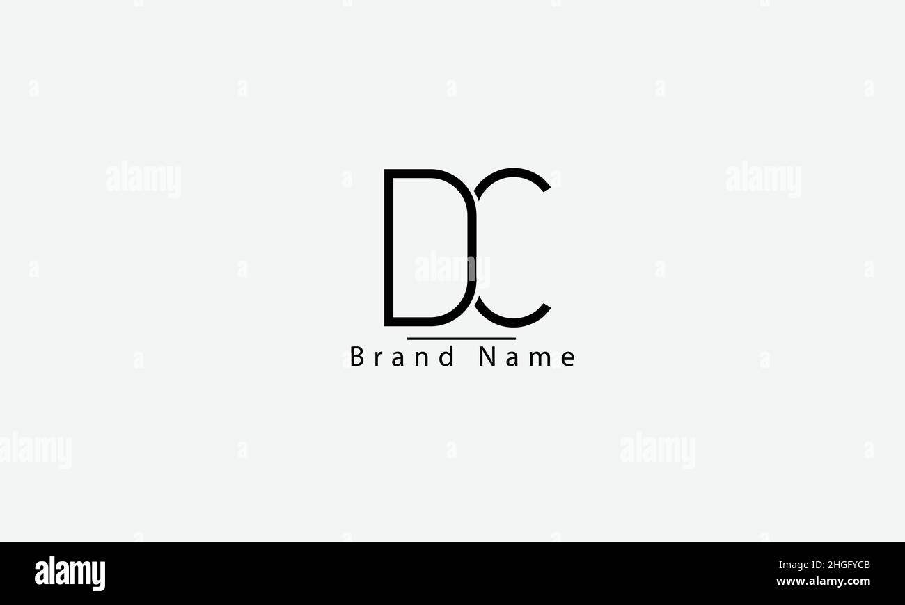 DC CD D C abstract vector logo monogram template Stock Vector Image ...