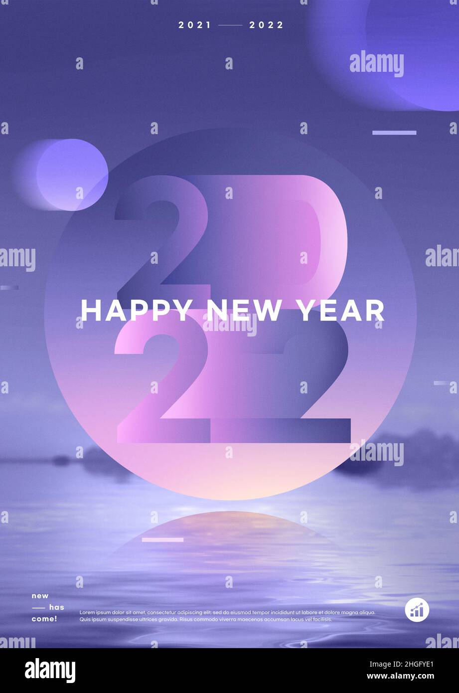 2038 color of the year, very peri 3d rendered graphic poster Stock ...