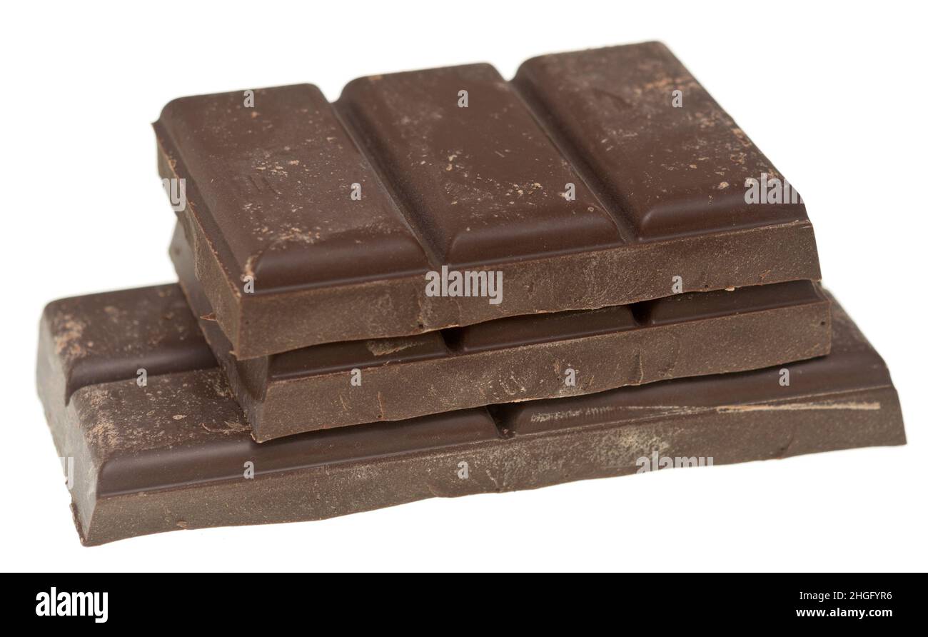 Chocolate bar cross section Cut Out Stock Images & Pictures - Alamy