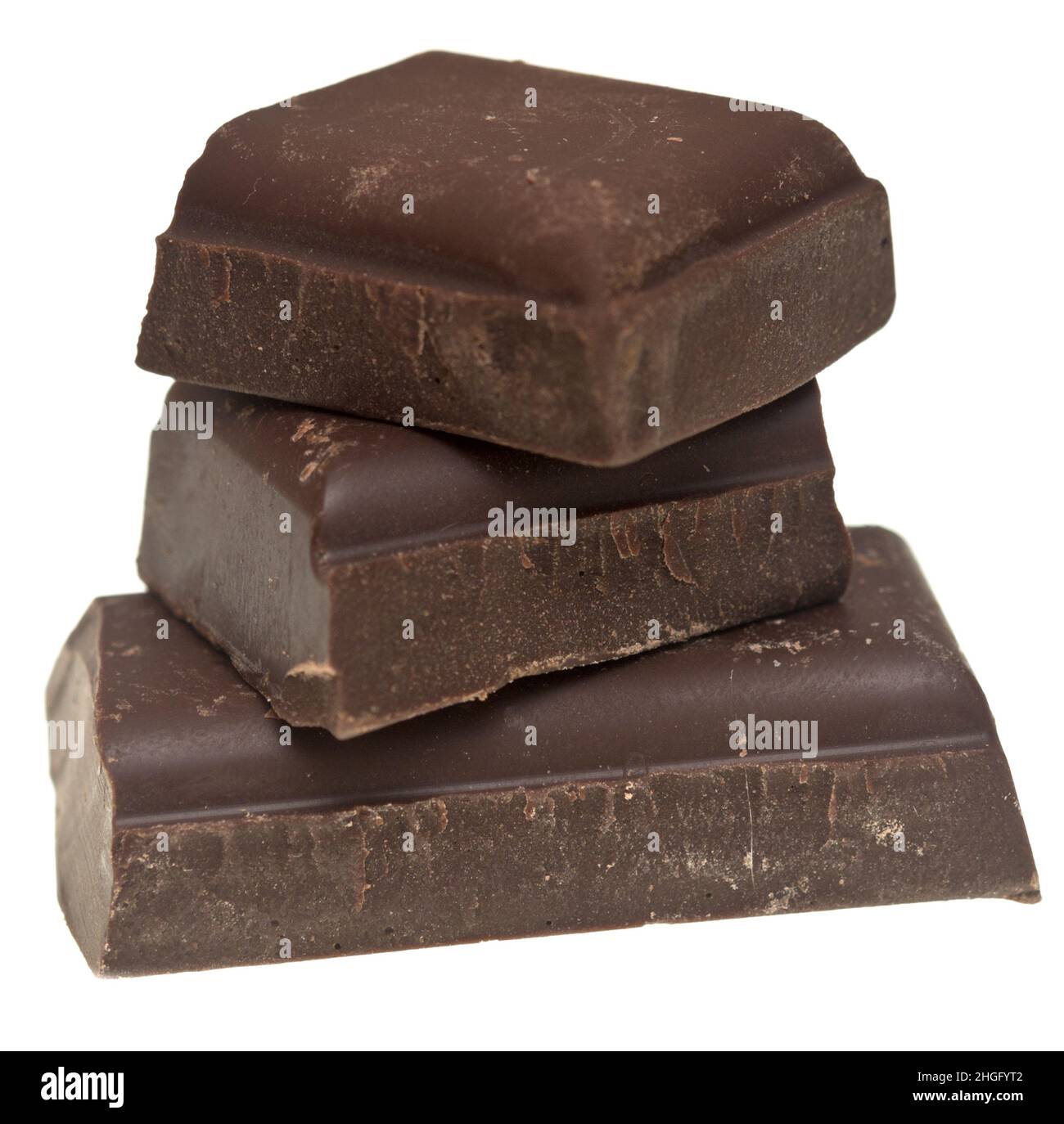 Chocolate isolated on white background Stock Photo - Alamy