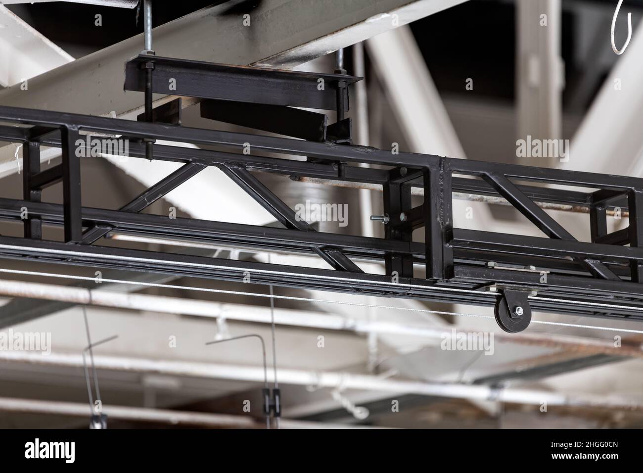 concert system of spotlights and other installations, installed on the ...