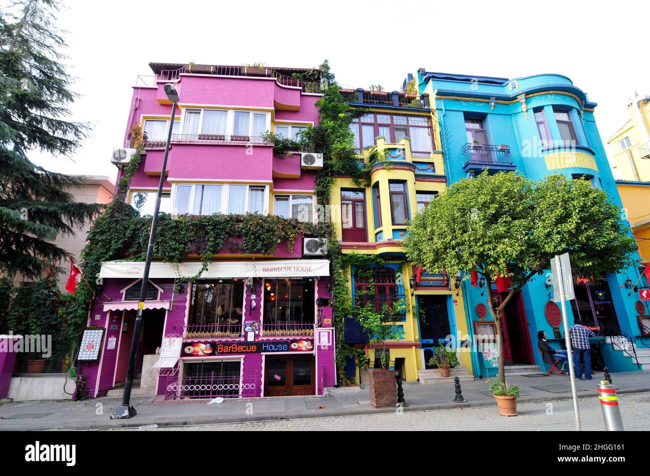 Kybele Hotel and the Barbecue House on Yerebatan Cd. in Fatih, Istanbul ...