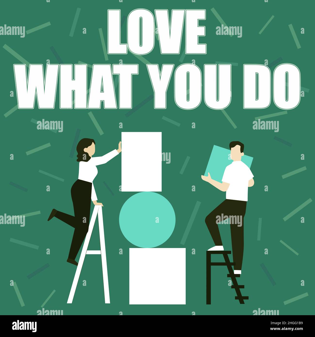 Hand writing sign Love What You Do, Business idea has passion and ...