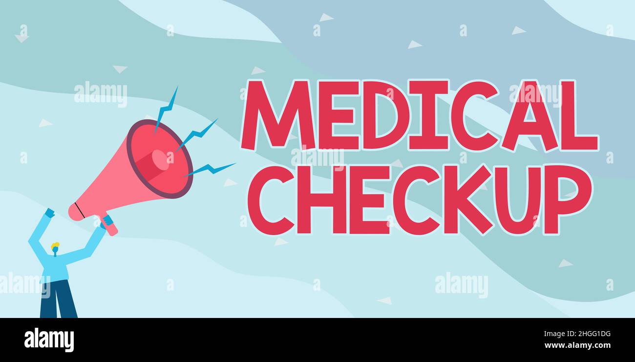 Inspiration showing sign Medical Checkup, Business approach the ...
