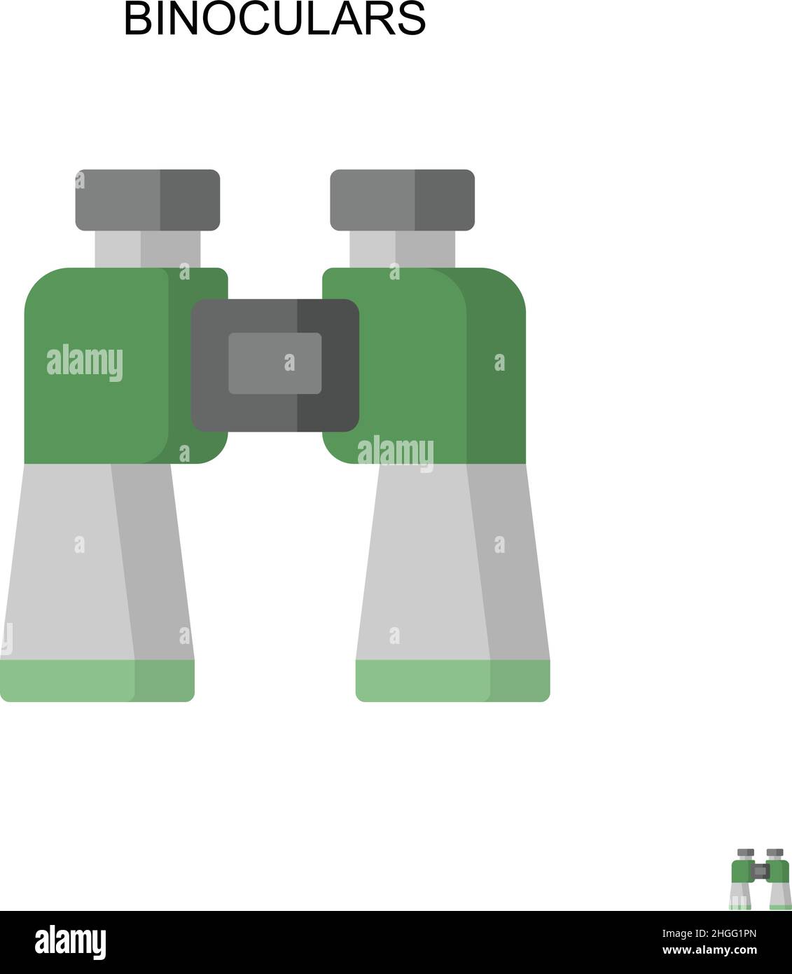 Binoculars Simple vector icon.Perfect color modern pictogram on ...