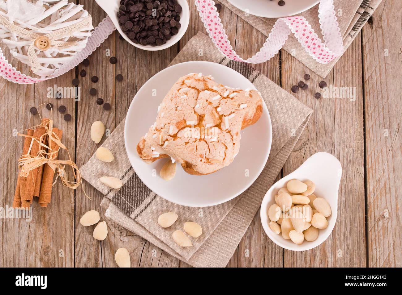 Colomba Italian Easter Dove Bread Stock Photo - Alamy