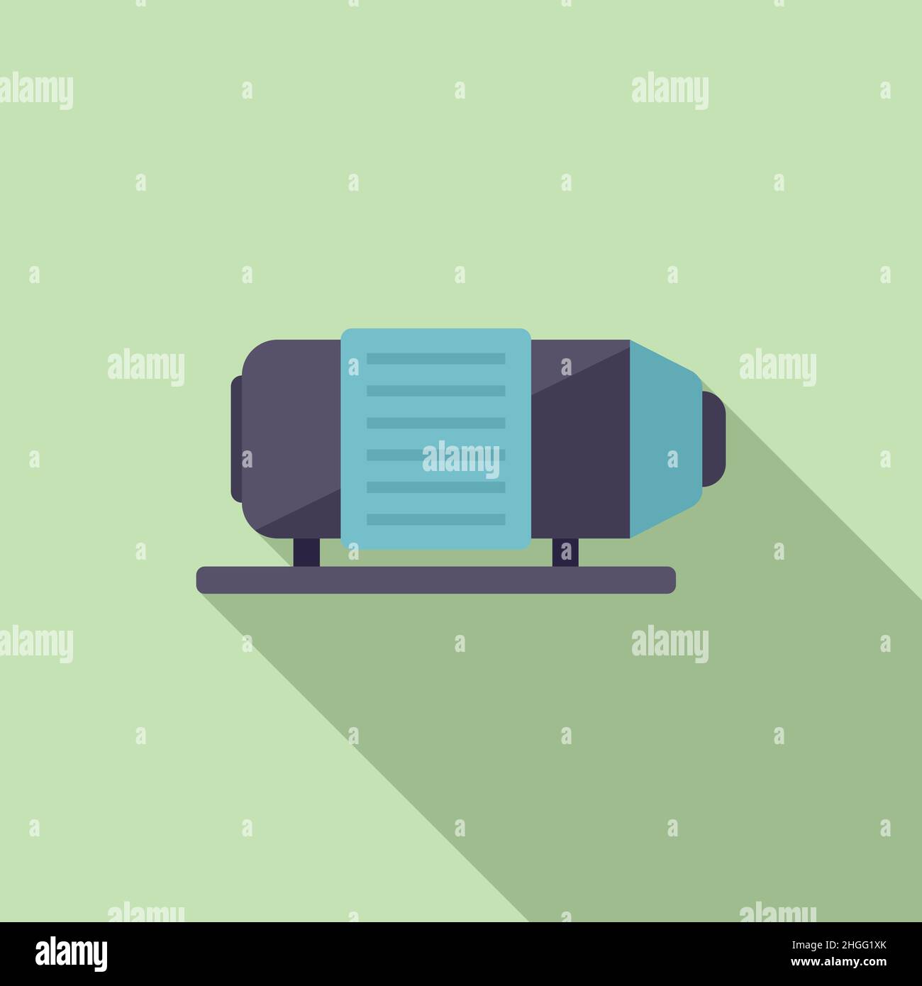 Pump icon flat vector. Water motor. Engine system Stock Vector Image ...