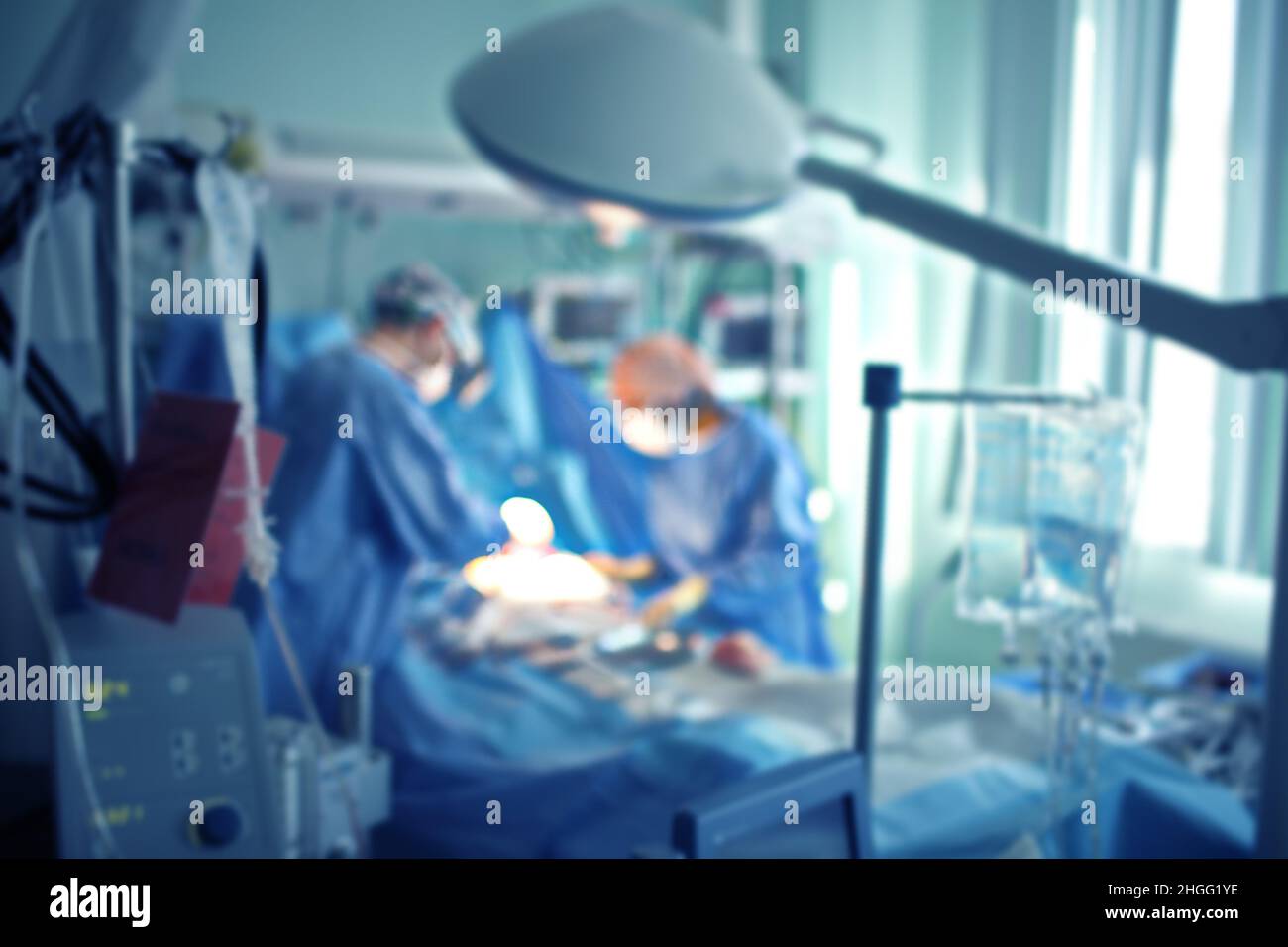 Emergency surgical operation in the intensive care unit, unfocused ...