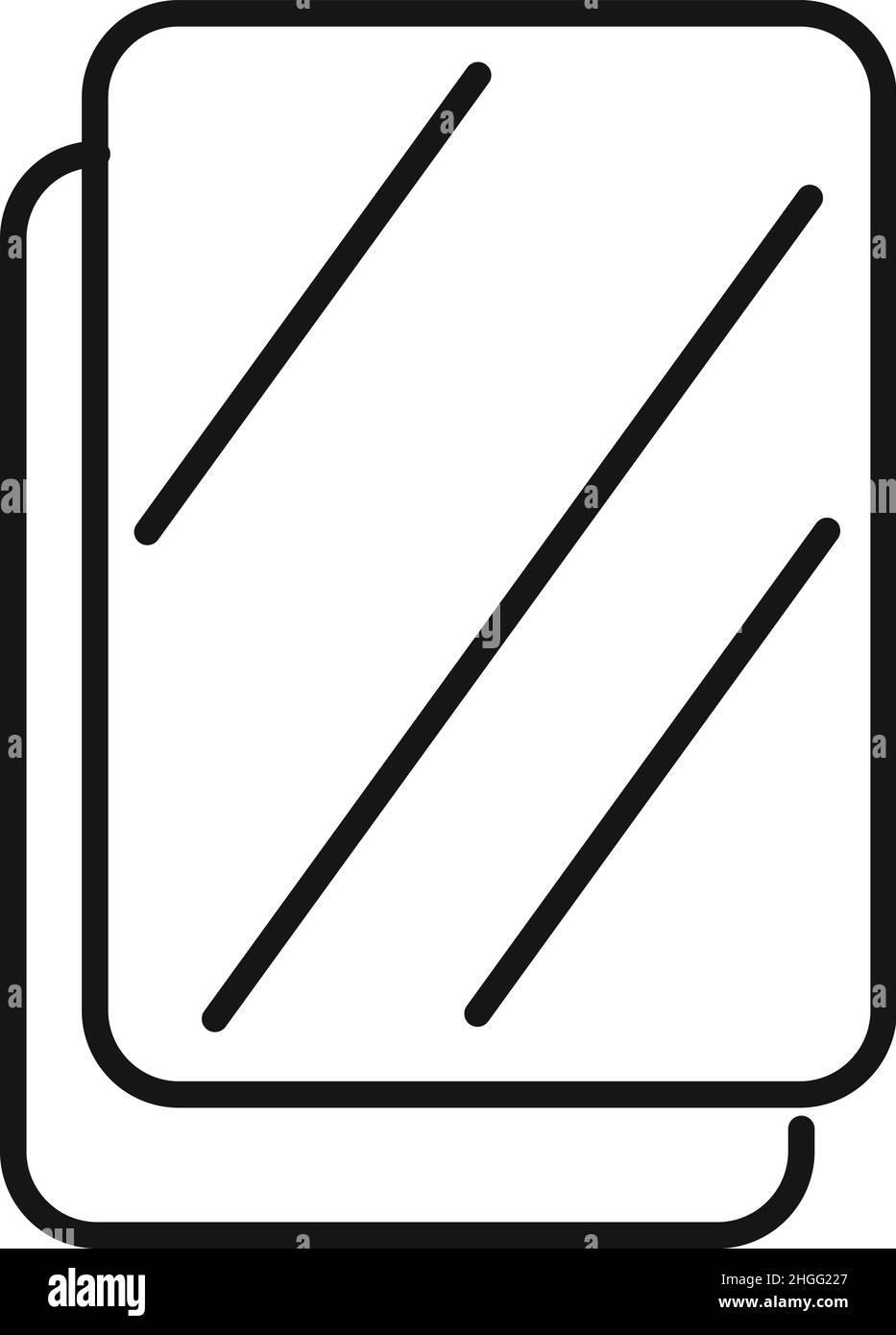 Tablet replace screen icon outline vector. Mobile broken. Computer ...
