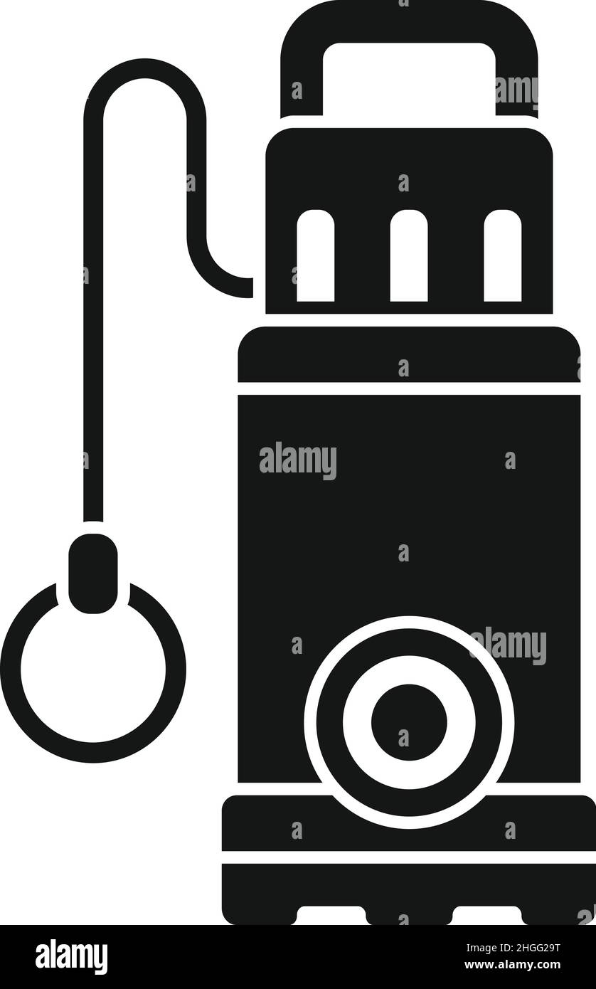 Machine pump icon simple vector. Water system. Engine electric Stock ...