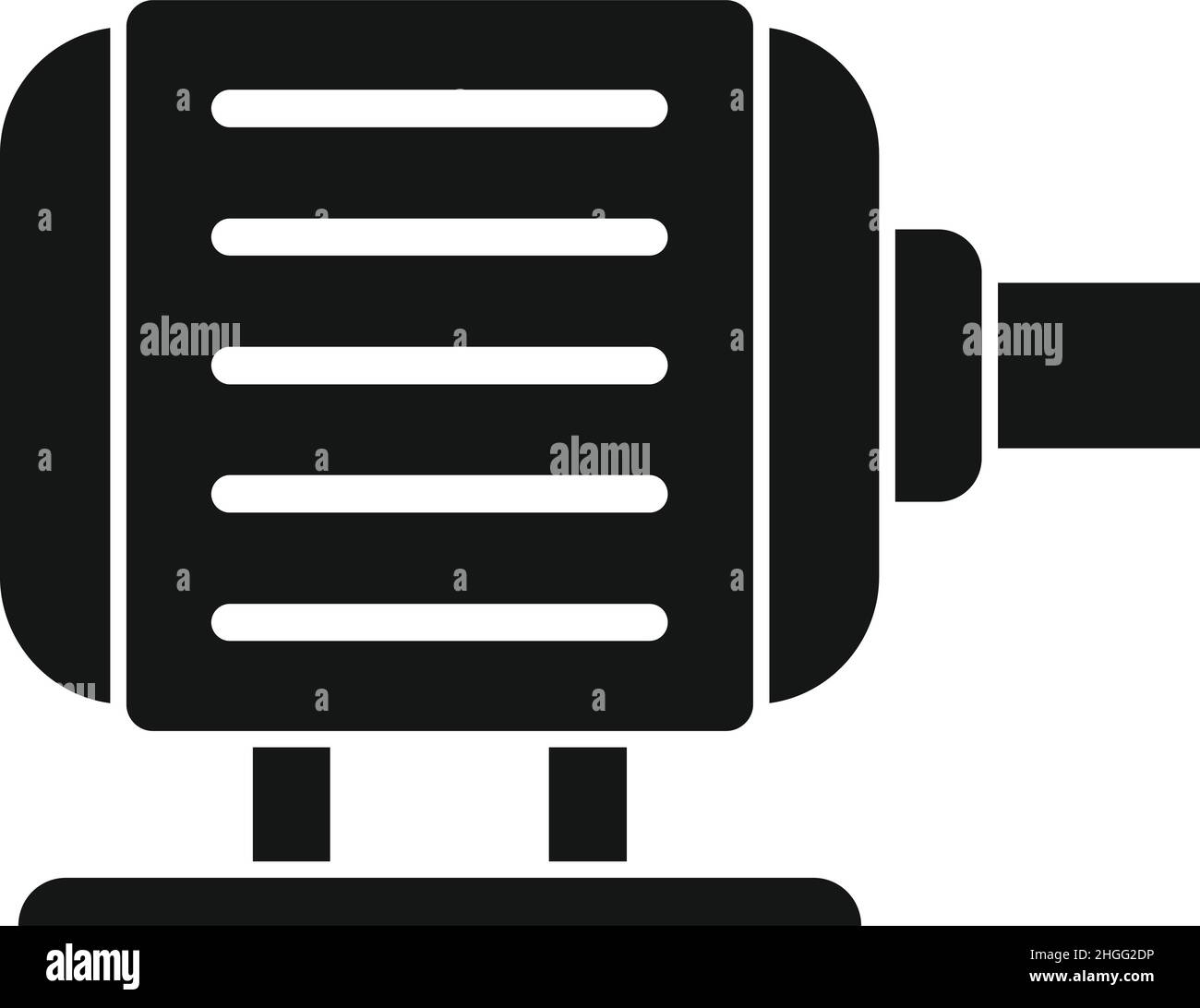 Station pump icon simple vector. Motor system. Engine electric Stock ...