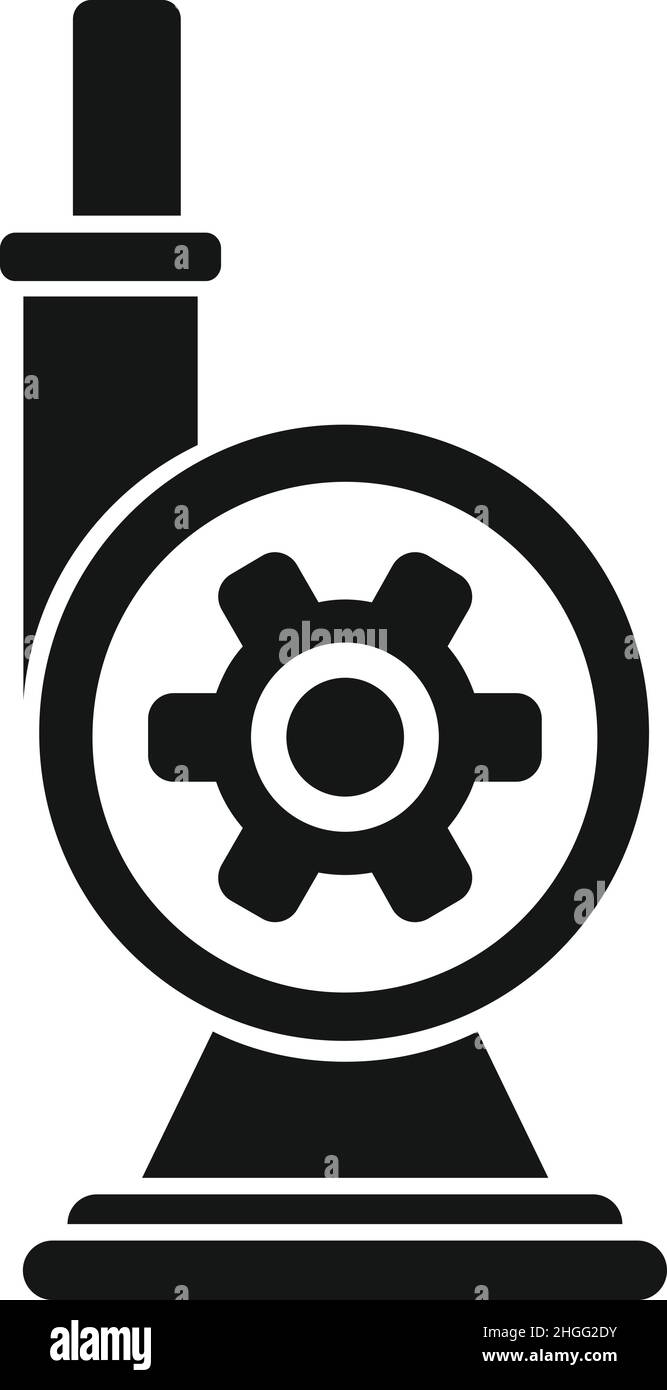 Industry pump icon simple vector. Motor system. Engine electric Stock ...