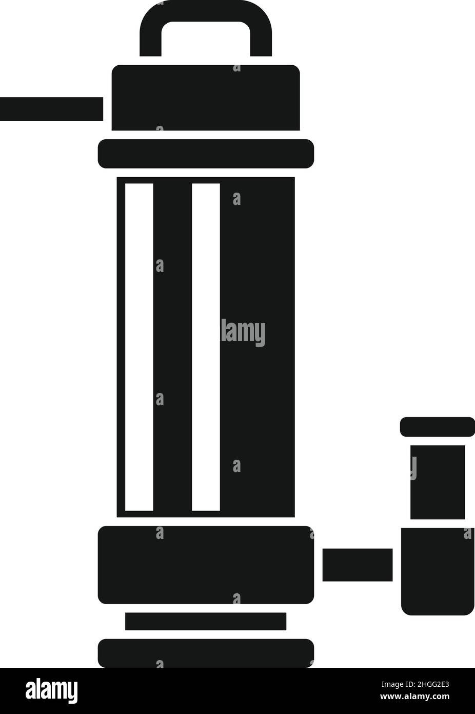 Power pump icon simple vector. Water system. Electric compressor Stock ...