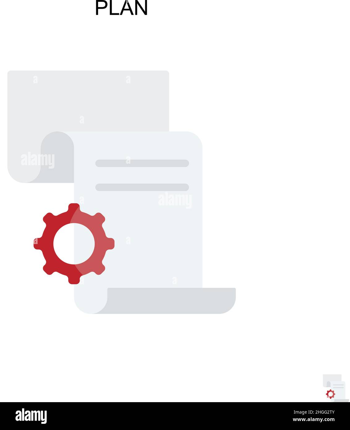 Plan Simple vector icon.Perfect color modern pictogram on editable ...