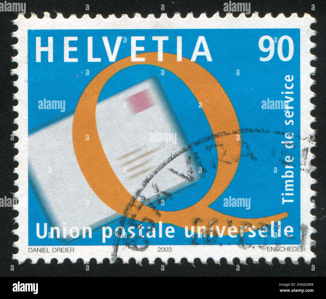 SWITZERLAND - CIRCA 2003: stamp printed by Switzerland, shows Service ...