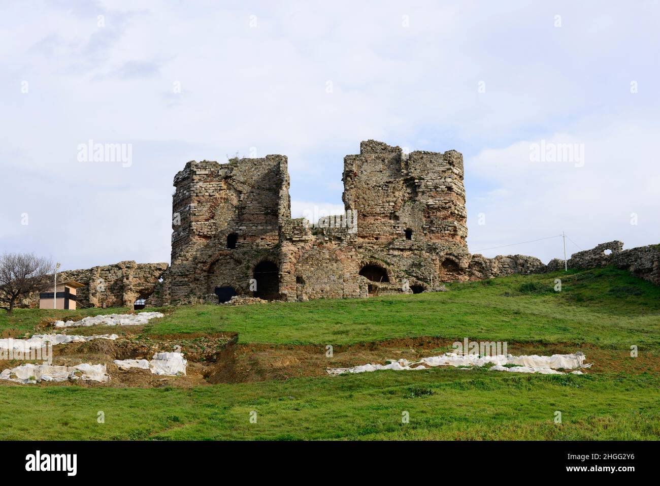 Yoros castle ( Genoese Castle ) in the confluence of the Bosphorus and ...