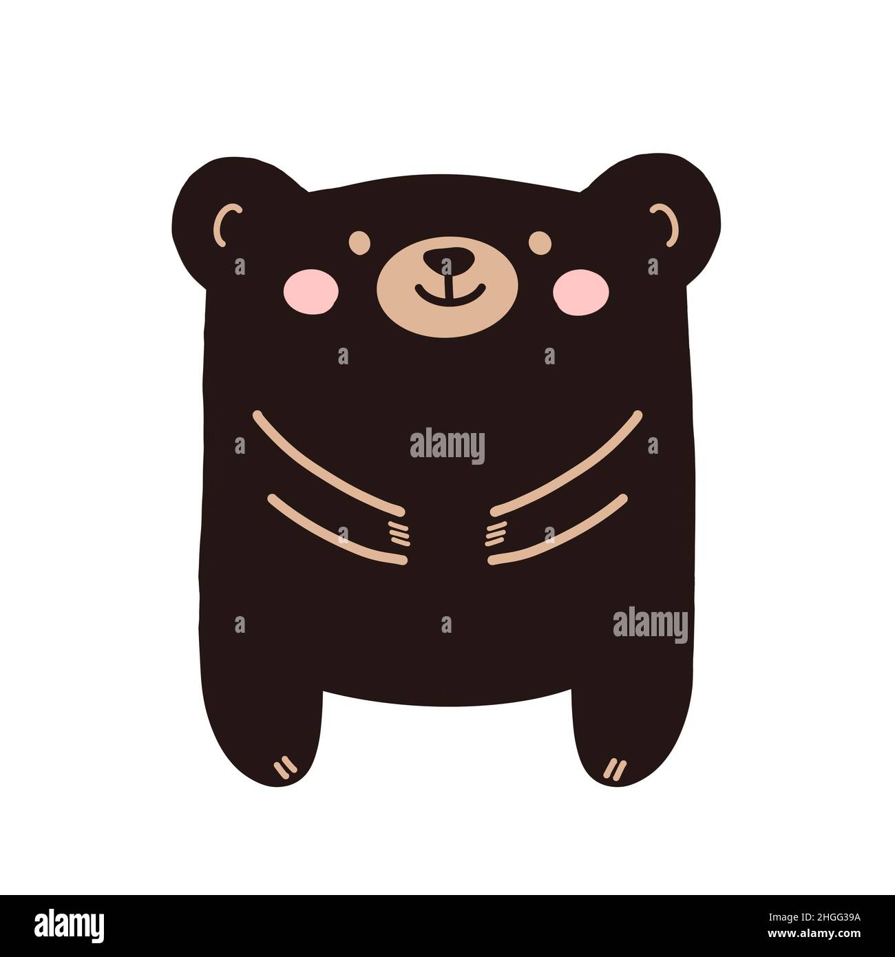 Grizzly Bear Template