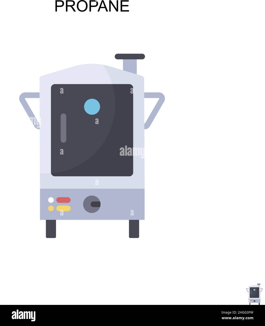 Propane Simple vector icon.Perfect color modern pictogram on editable ...