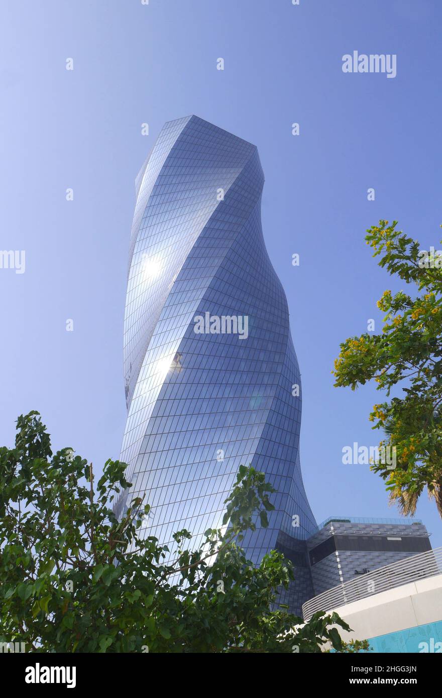 The fifty storey United Tower, Bahrain Bay, Kingdom of Bahrain Stock ...