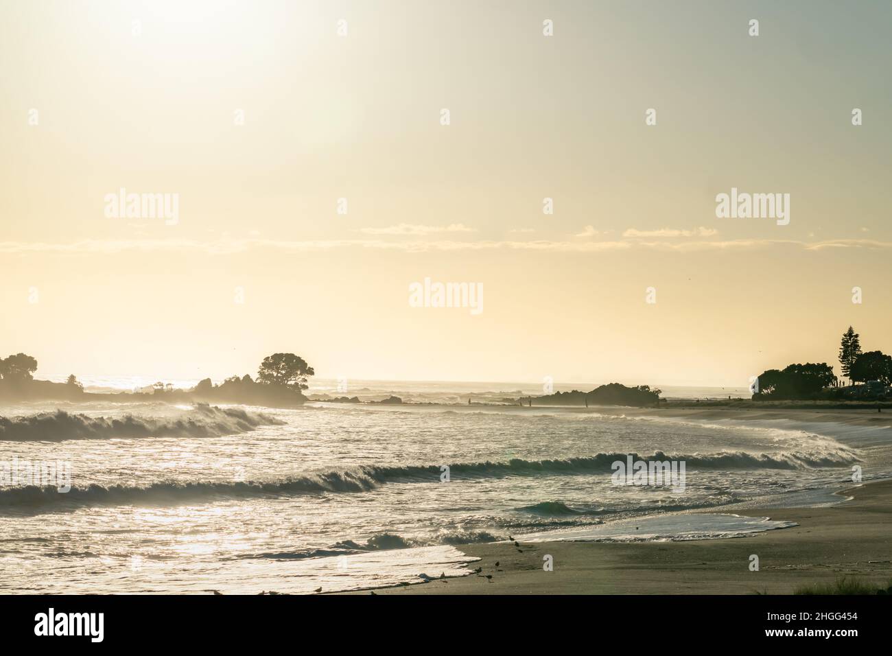 Hazy atmosphere caused by Cyclone Cody's large waves and swells at ...