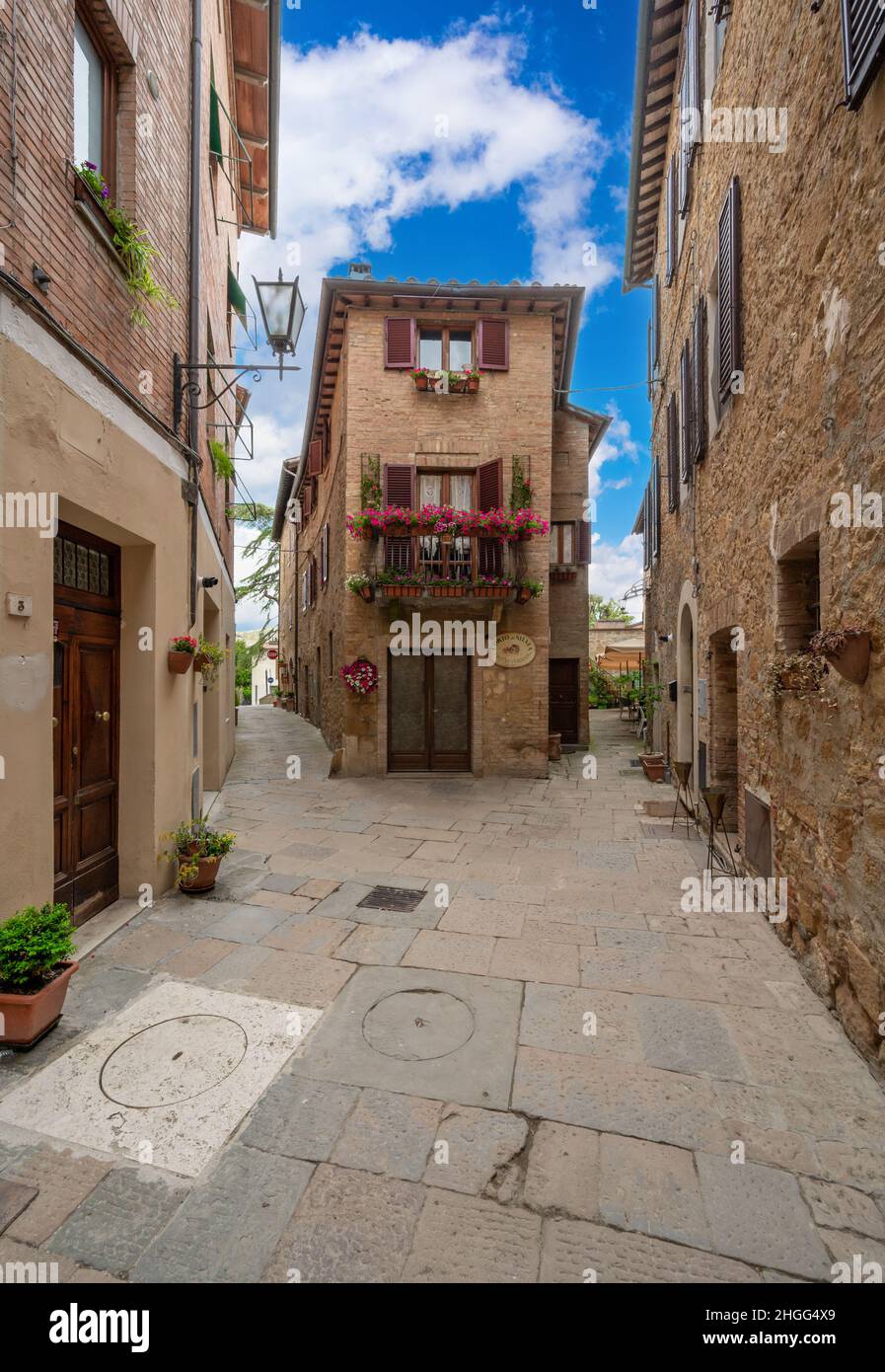 Pienza (Italy) - The wonderful medieval town of Tuscany region during ...