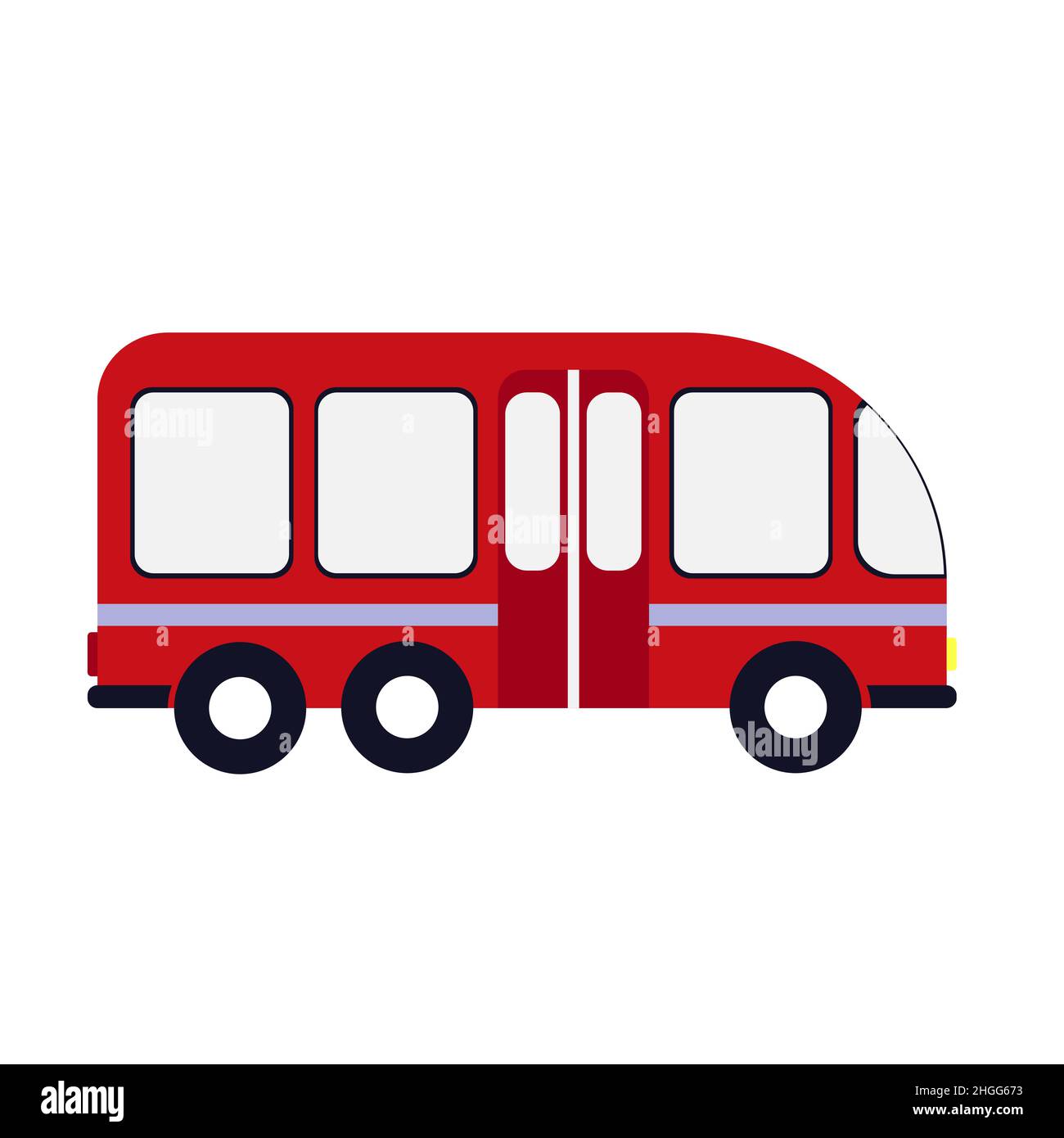 Road traffic bus stop Stock Vector Images - Alamy