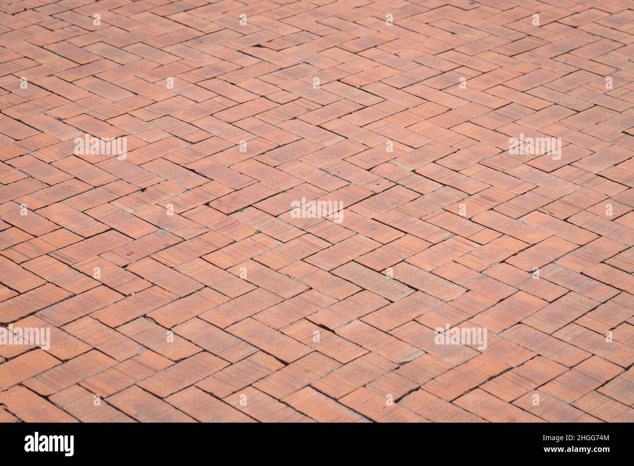 Pattern of Brick footpath background Stock Photo - Alamy